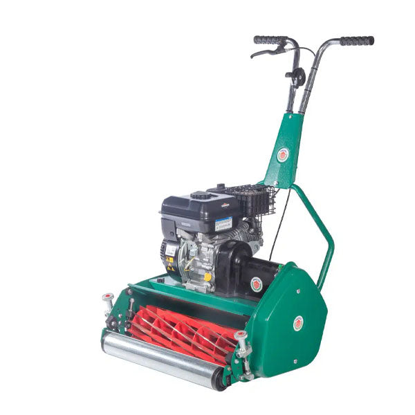 Cylinder mower with roller store